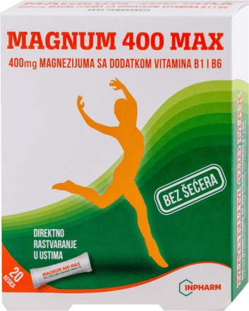 INPHARM MAGNUM 400 MAX, 20 kom povoljna online kupovina | dm.rs