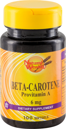 Natural Wealth BETA-CAROTENE Provitamin A - 6mg, 100 kom povoljna ...