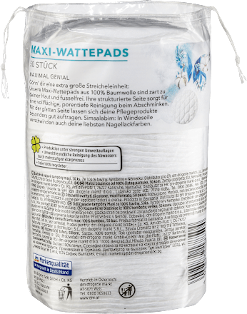 ebelin Wattepads Maxi, 50 St dauerhaft günstig online kaufen | dm.de