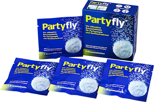Partyfly Elektrolyt-Vitamin C-Komplex Brausetabletten 4 St, 26 g ...