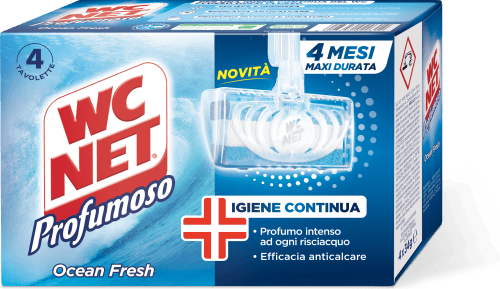 WC NET Tavolette WC profumoso ocean fresh, 4 pz Acquisti online sempre ...