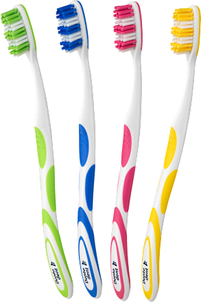 Dontodent Dontodent Zahnbürste Hoch-Tief, mittel, 3 St, 3 St dauerhaft ...