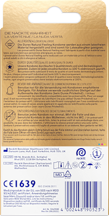 Durex Kondome Natural Feeling, latexfrei, Breite 56mm, 8 St dauerhaft günstig online kaufen | dm.de