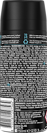 AXE Deospray Aqua Bergamot, 150 ml dauerhaft günstig online kaufen | dm.de