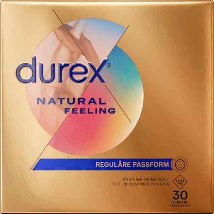 Durex Kondome Natural Feeling, latexfrei, Breite 56mm, 30 St dauerhaft günstig online kaufen | dm.de