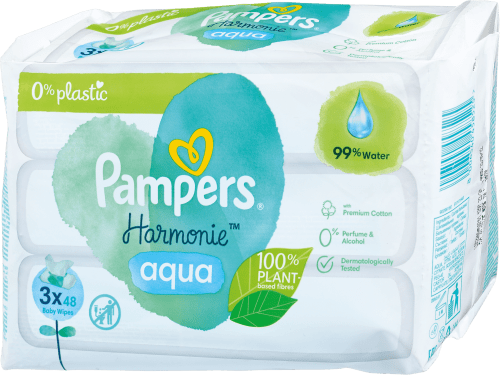 Pampers Harmonie Harmonie aqua vlažne maramice, 3 x 48, 144 kom. | dm.hr