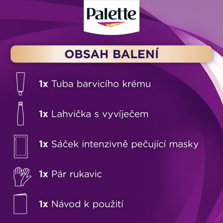 Palette Intensive Color Creme barva na vlasy Intenzivní měděný 7-77, 1 ...