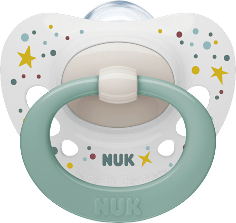 Nuk Schnuller Signature Silikon, grün, 0-6 Monate, 2 St dauerhaft günstig online kaufen | dm.de