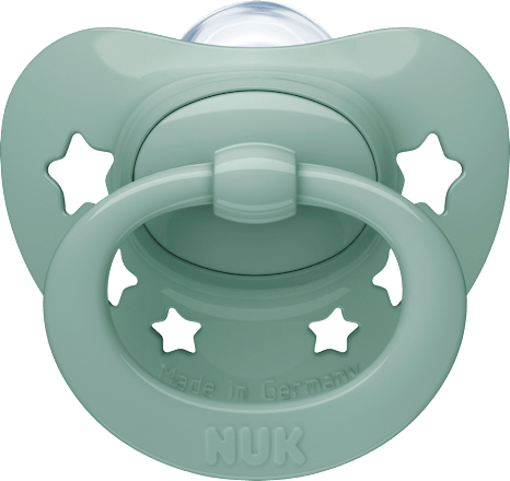 Nuk Schnuller Signature Silikon, grün, 0-6 Monate, 2 St dauerhaft günstig online kaufen | dm.de