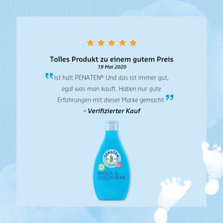 Penaten Baby Wasch- & Duschcreme, 400 ml dauerhaft günstig online ...