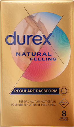 Durex Kondome Natural Feeling, latexfrei, Breite 56mm, 8 St dauerhaft günstig online kaufen | dm.de
