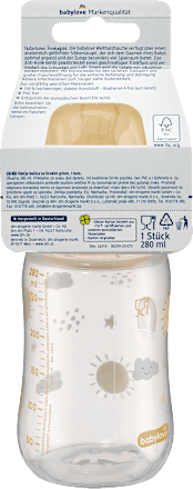 babylove Babyflasche Weithals, gelb, von Geburt an, 280 ml, 1 St dauerhaft günstig online kaufen ...