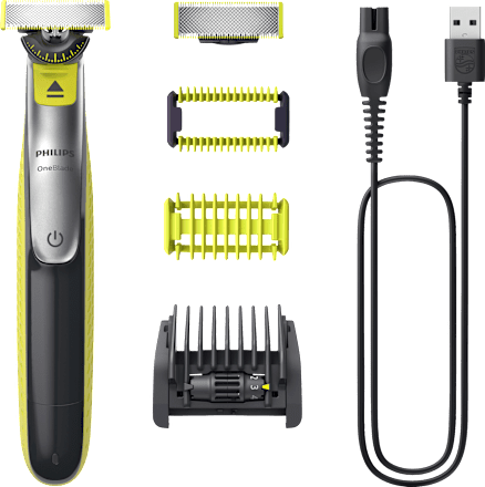 PHILIPS OneBlade Elektrischer Rasierer, OneBlade Face & Body 360 QP2834 ...