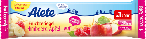 Alete bewusst Fruchtriegel Himbeere-Apfel ab 1 Jahr, 25 g dauerhaft günstig online kaufen | dm.de