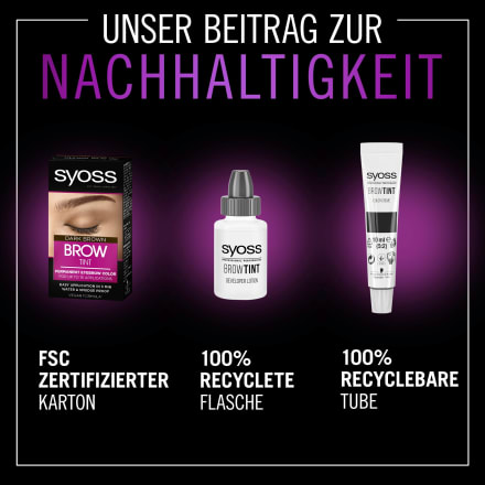 Syoss Augenbrauenfarbe Dunkelbraun 4-1, 17 ml dauerhaft günstig online ...