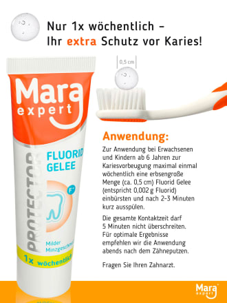Mara Fluorid Gel Protector, 25 g dauerhaft günstig online kaufen | dm.de
