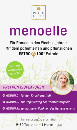 Menoelle Estro-G100 Extrakt + Vitamine + Mineralien Tabletten 60 St, 65 ...