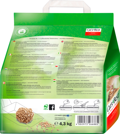 Cat's Best Katzenstreu Original (4,3 kg), 10 l dauerhaft günstig online kaufen | dm.de