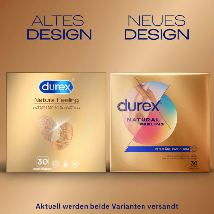 Durex Kondome Natural Feeling, latexfrei, Breite 56mm, 30 St dauerhaft günstig online kaufen | dm.de