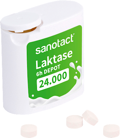 sanotact Laktase 24000 Tabletten 40 St, 16 g dauerhaft günstig online ...