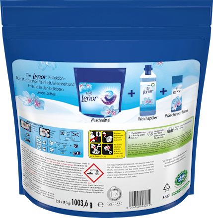 Lenor Vollwaschmittel Pods Aprilfrisch, 104 Wl dauerhaft günstig online kaufen | dm.de