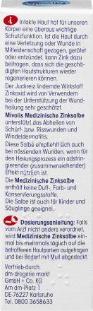 Mivolis Medizinische Zinksalbe, 10 ml dauerhaft günstig online kaufen ...