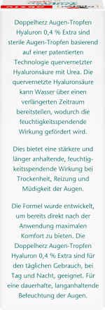 Doppelherz aktiv Augentropfen Hyaluron 0,4 %, 10 ml dm Dauerpreis ...