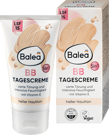 Balea BB Cream Getönte Tagespflege LSF15 Hell, 50 ml | dm.at
