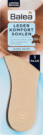 Balea Leder Komfort Sohlen Gr. 42-43 (1 Paar), 2 St | dm.at