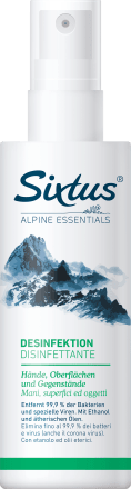 Sixtus Desinfektion Spray für Hände, Oberflächen & Gegenstände, 100 ml | dm.at