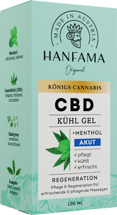 Hanfama Königs Cannabis CBD Kühl Gel, 100 ml dm Dauerpreis ...