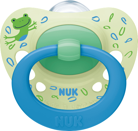 NUK Schnuller Signature Silikon, grün/blau, 6-18 Monate, 2 St dauerhaft günstig online kaufen ...