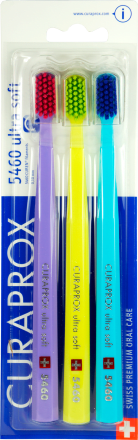 Curaprox Zubné kefky Ultra Soft 5460, 3 ks | mojadm.sk