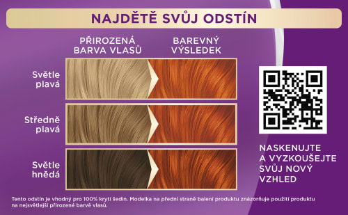 Palette Intensive Color Creme barva na vlasy Intenzivní měděný 7-77, 1 ...
