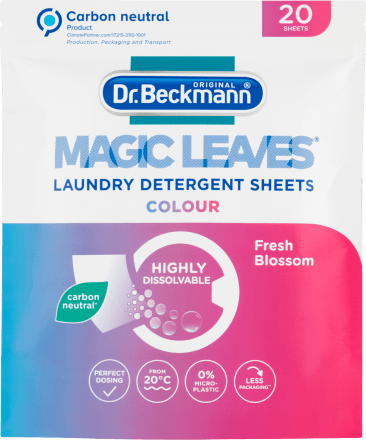 Dr. Beckmann Pracie obrúsky Magic Leaves Colour, 20 PD | mojadm.sk