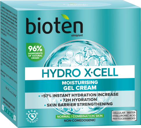 bioten Хидратиращ дневен крем за лице Hydro X-Cell, 50 g Пазарувай трайно изгодно онлайн