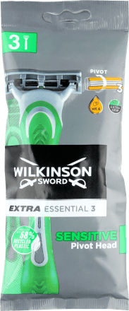 WILKINSON SWORD Extra Essential 3 jednokratni brijač Sensitive, 3 kom ...