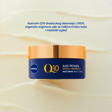 NIVEA Q10 EXTRA NOURISHING noćna krema protiv bora, 50 ml uvek povoljna online kupovina | dm.rs