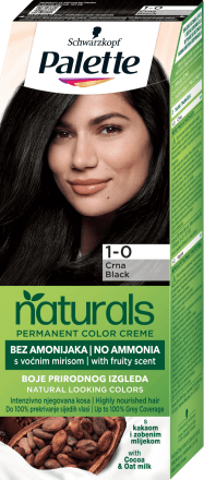 Palette Natural Colors Боя за коса без амоняк - Nr.1-0 Black, 1 бр ...