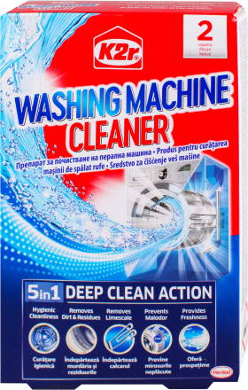 K2r 5in1 DEEP CLEAN ACTION sredstvo za čišćenje veš mašine, 150 g | dm.rs