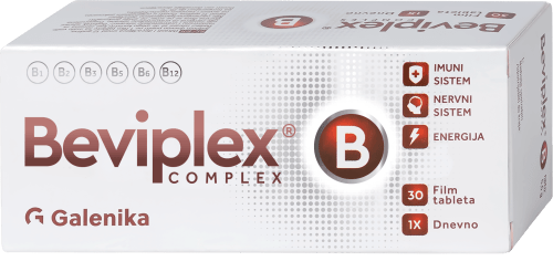 Galenika Beviplex B COMPLEX film tablete, 30 kom | dm.rs