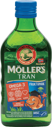 MÖLLER'S TRAN OMEGA -3 + vitamin A-D-E kids ulje, 250 ml | dm ...