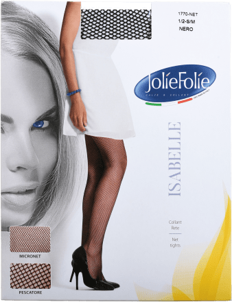Jolie Folie Mrežaste hlačne nogavice Isabelle Micronet, S/M, črne, 1 ...