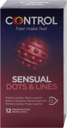 CONTROL Preservativi Sensual Dots & Lines, 12 pz Acquista online a ...