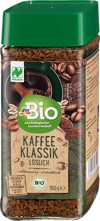 dmBio Kaffee Klassik löslich, 100 g dm Dauerpreis: Immergünstig ...