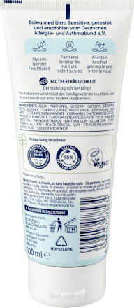 Balea med ULTRA SENSITIVE krema za stopala, 100 ml uvek povoljna online kupovina | dm.rs