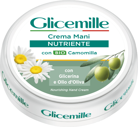 Glicemille Crema Mani Nutriente con Camomilla Bio e Glicerina, 100 ml | dm Italia