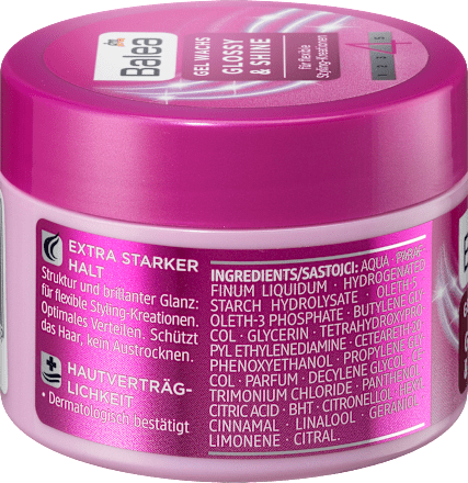 Balea Styling Gel Glossy & Shine Glanz Gel Wachs, 75 ml dauerhaft ...