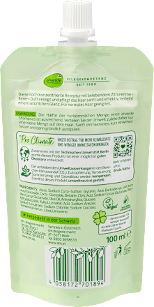 alverde NATURKOSMETIK Pro Climate Shampoo Konzentrat, 100 ml dm ...