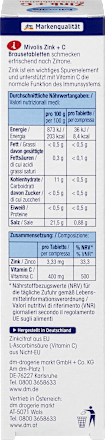 Mivolis Zink + C Brausetabletten 20 St., 82 g dauerhaft günstig online ...